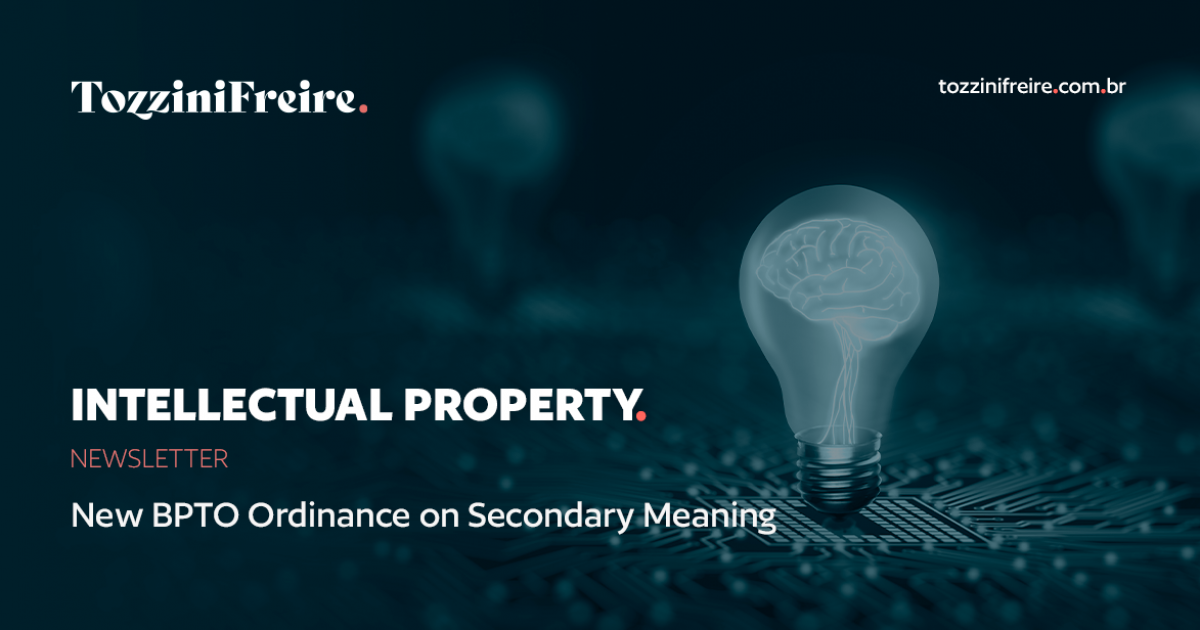 New BPTO Ordinance on Secondary Meaning